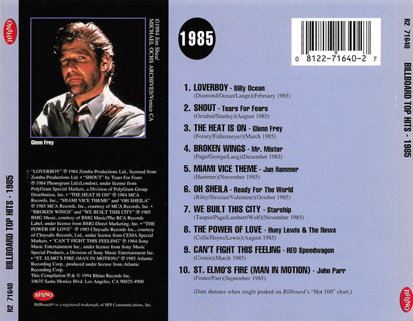 Billboard Top Hits - 1985 - RecordShop