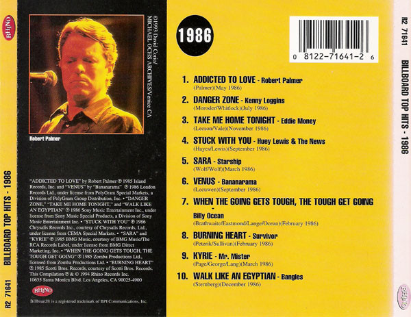 Billboard Top Hits - 1986 - RecordShop