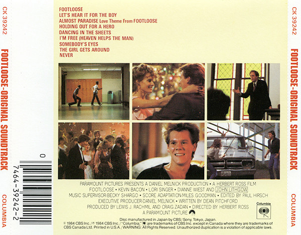 Footloose (Original Soundtrack Of The Paramount Motion Picture ...
