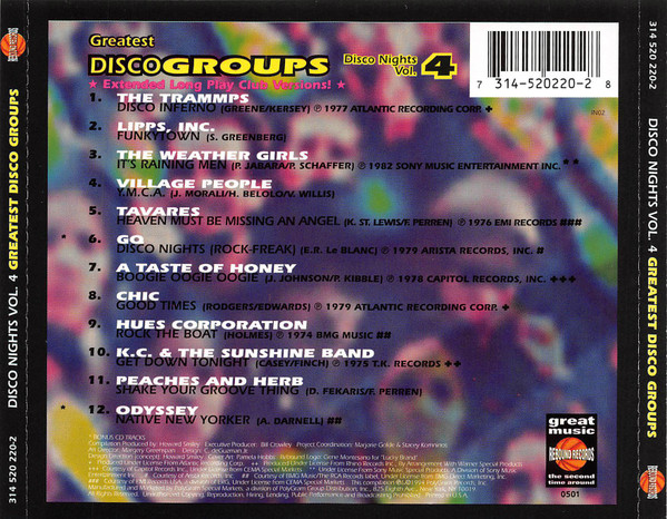 Greatest Disco Groups (Disco Nights Vol. 4) - RecordShop